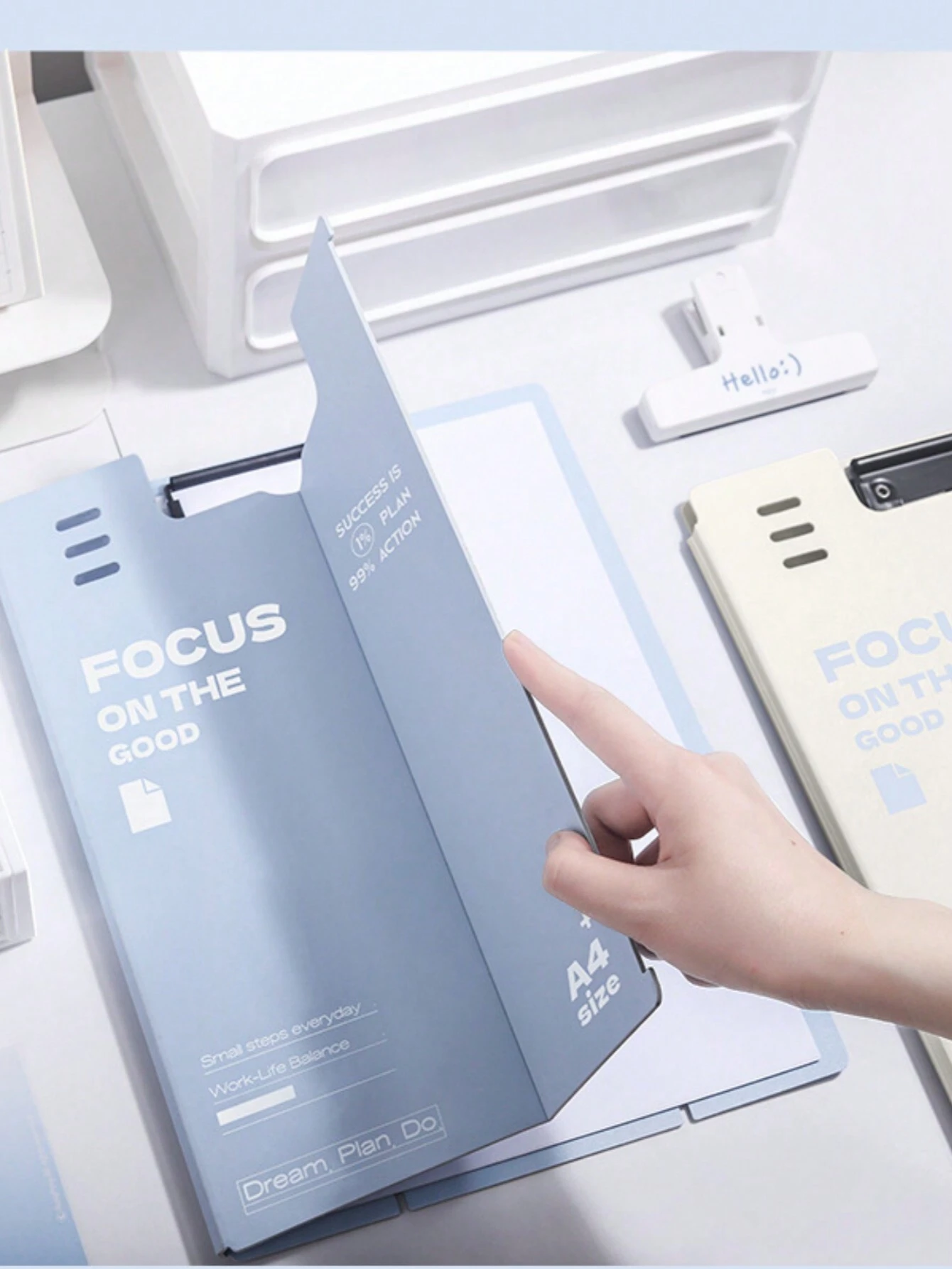 Two Piece Of Stand-Up Clipboard, A4 File Clipboard, Writing Pad, Good ...