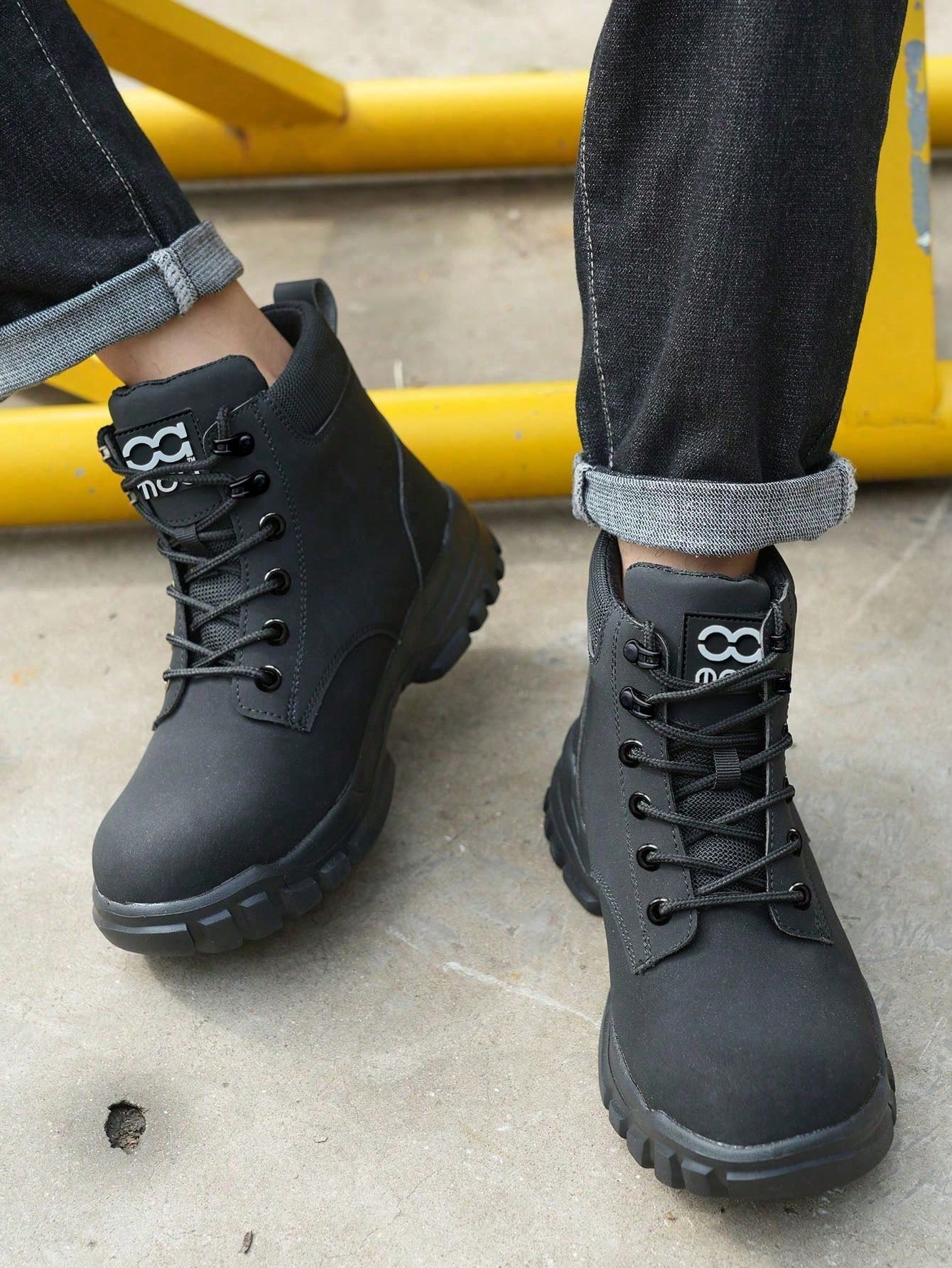 Men's Functional Worksite Anti-Puncture, Anti-Crush, Anti-Slip Safety ...