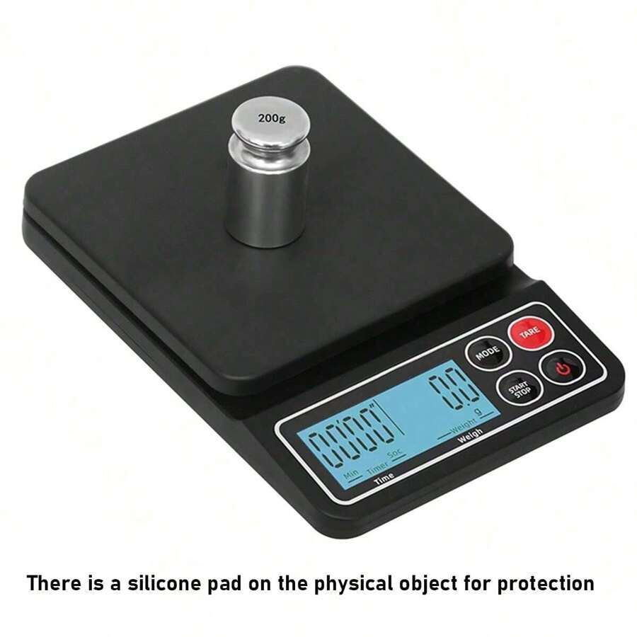 Mini Household Weighing Scale Kitchen Scales For Food Balance Weighing 3kg 0.1g DigitalLCD With ...