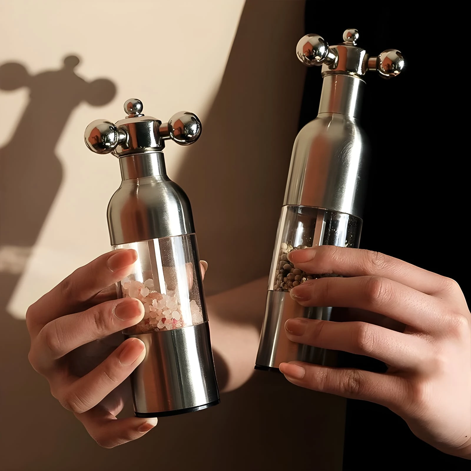 1 Pc Pepper Mill,Manual Pepper Grinder, 304 Stainless Steel Pepper ...