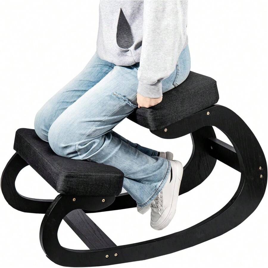 Ergonomic Kneeling Chair For Upright Posture, Rocking Orthopaedic ...