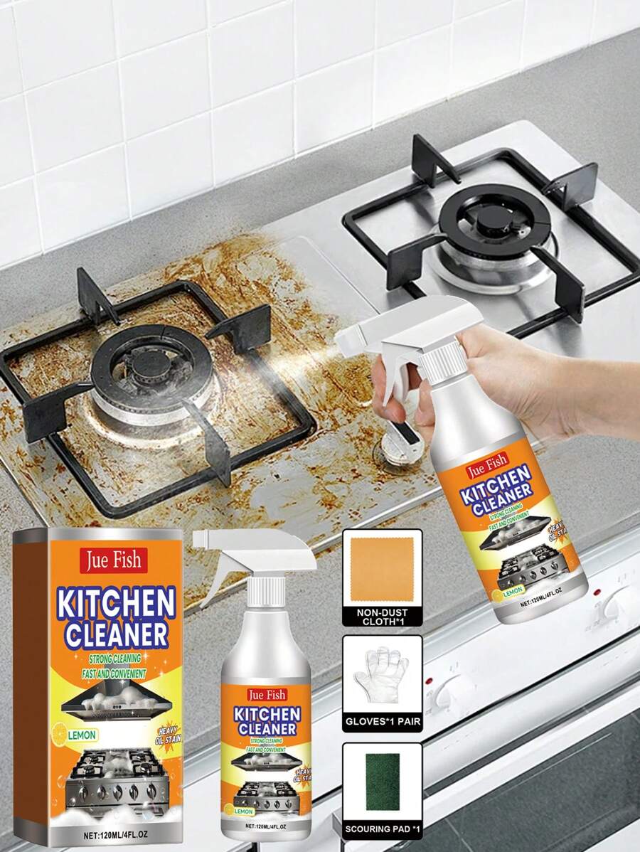 Kitchen Cleaning Set, Cleaning Grease, Oil Stains On Countertop, Stove ...