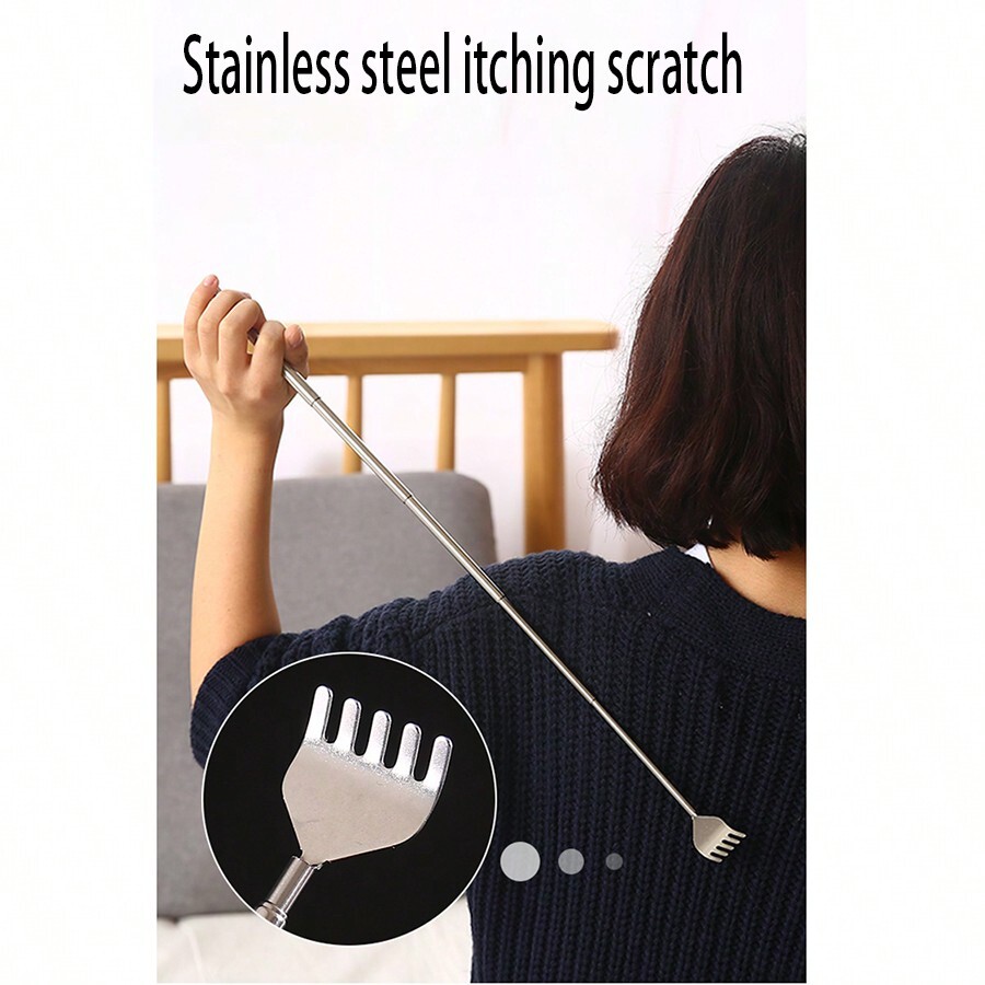 Stainless Steel Retractable Scratching Tool For Hard-To-Reach Itchy ...