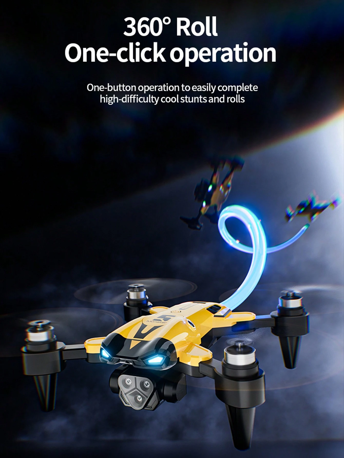 M5, Drone, Foldable, High-Definition Dual Camera, Brushless Motor ...