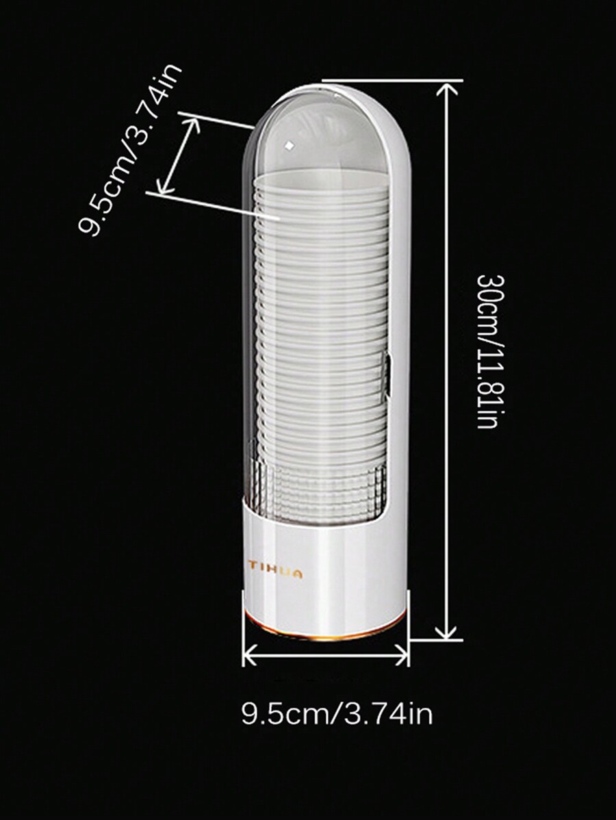 Paper Cup Holder Dispenser, Automatic Cup Holder Shelf For Disposable ...