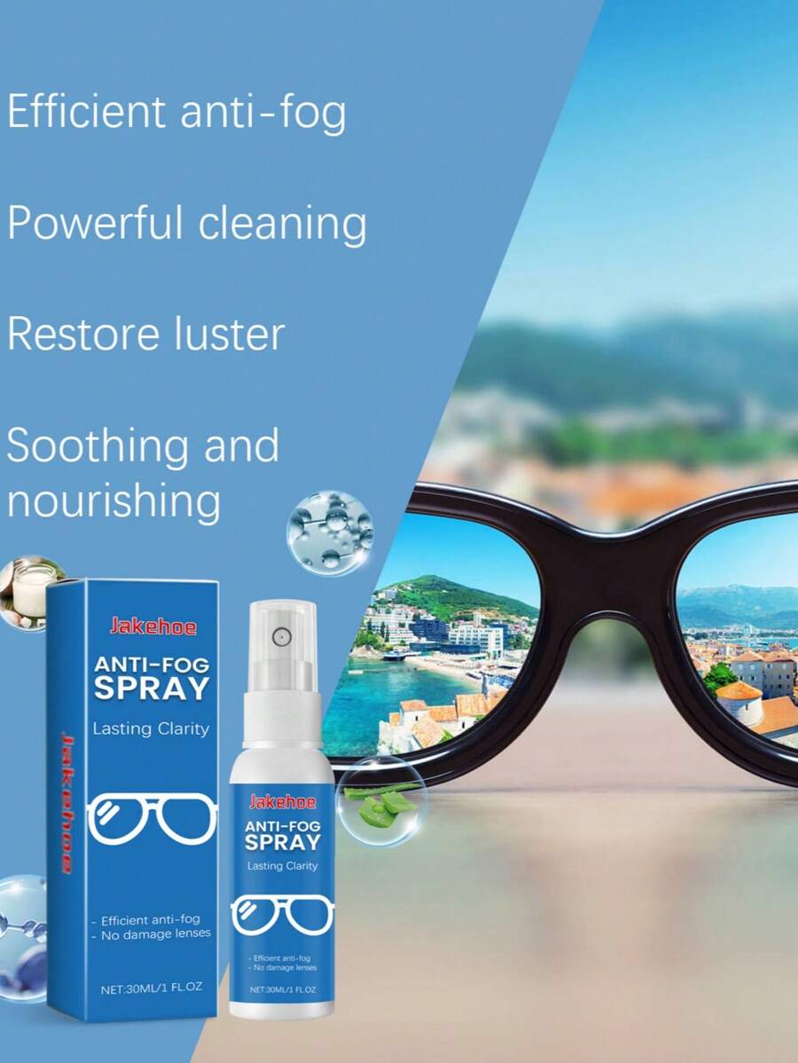 Anti-Fog Lens Cleaning Spray, Keeps Glasses Clear & Vision Sharp, Lens ... Anti-Fog Lens Cleaning Spray, Keeps Glasses Clear & Vision Sharp, Lens ...