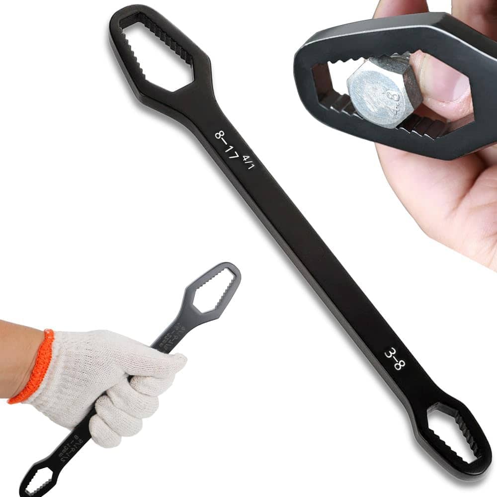 Adjustable Double-Ended Wrench, 3mm-17mm Universal Torx Wrench Set ...