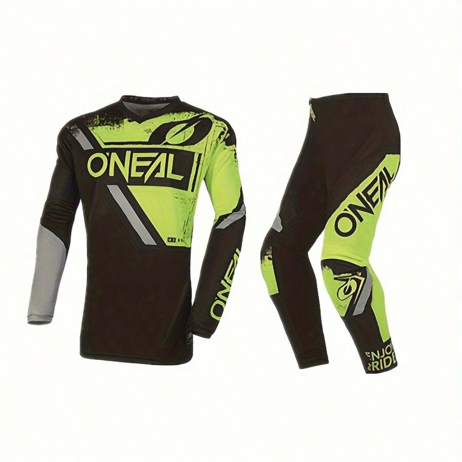 2024 Green ONEAL Off-Road Motorcycle Riding Suit Set Men's And Women's ...