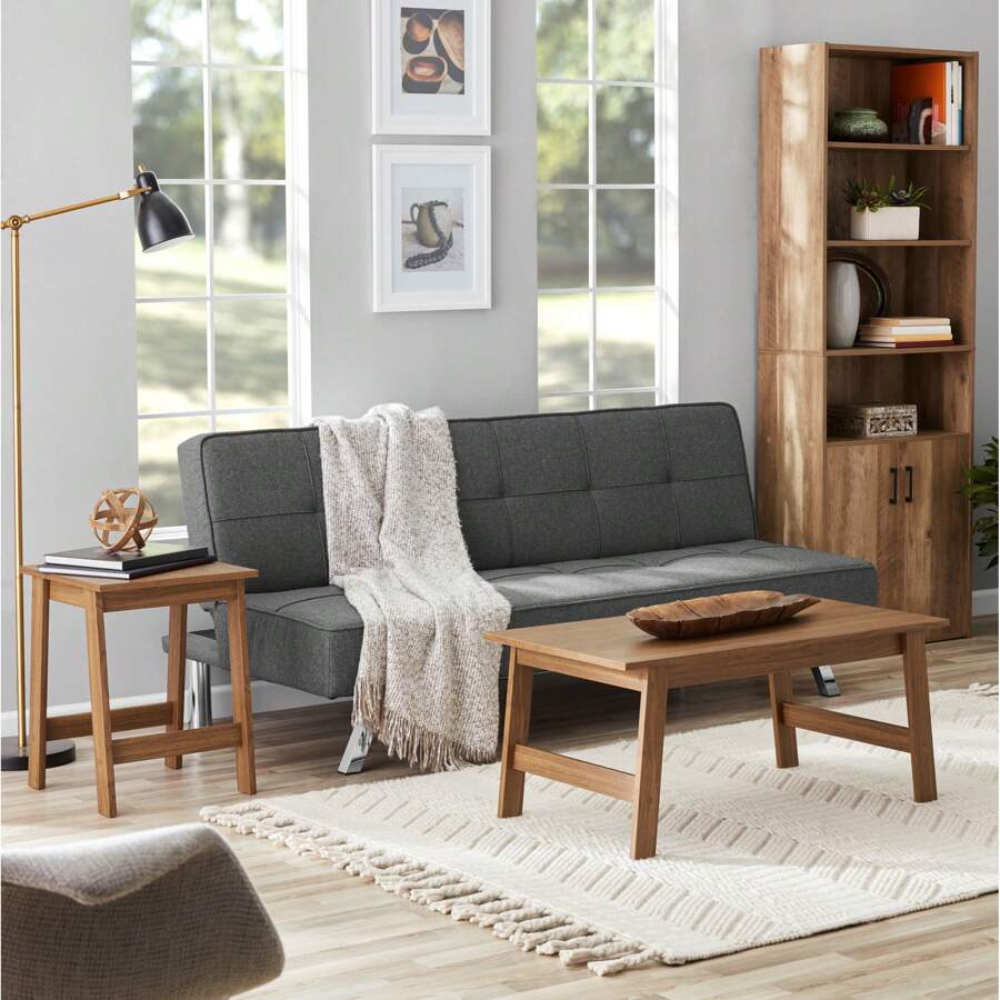 Mainstays Wood Rectangle Coffee Table, Black Finish | SHEIN USA