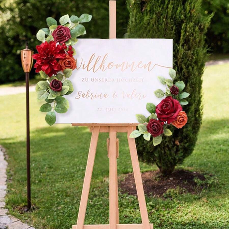 Pack Of 2 Artificial Flowers Decorations, Wedding Flowers, Wedding ...