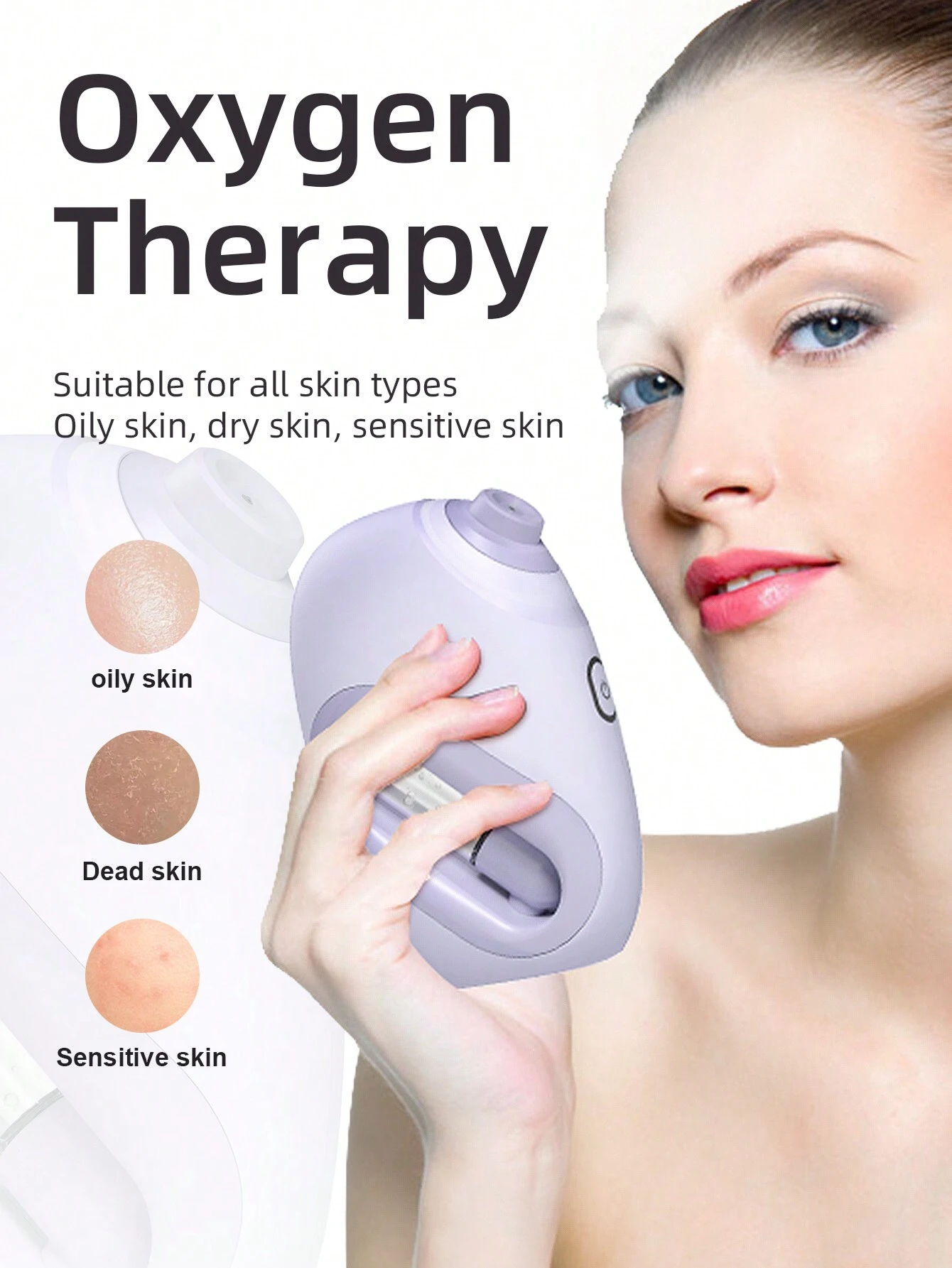 Nano Facial Steamer - Rechargeable & Portable High Pressure Oxygen ...