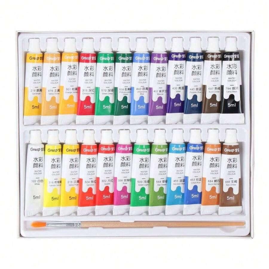 12/18/24/36 Color Vibrant Colors 5ml Tubes Watercolor Tubes With Great ...