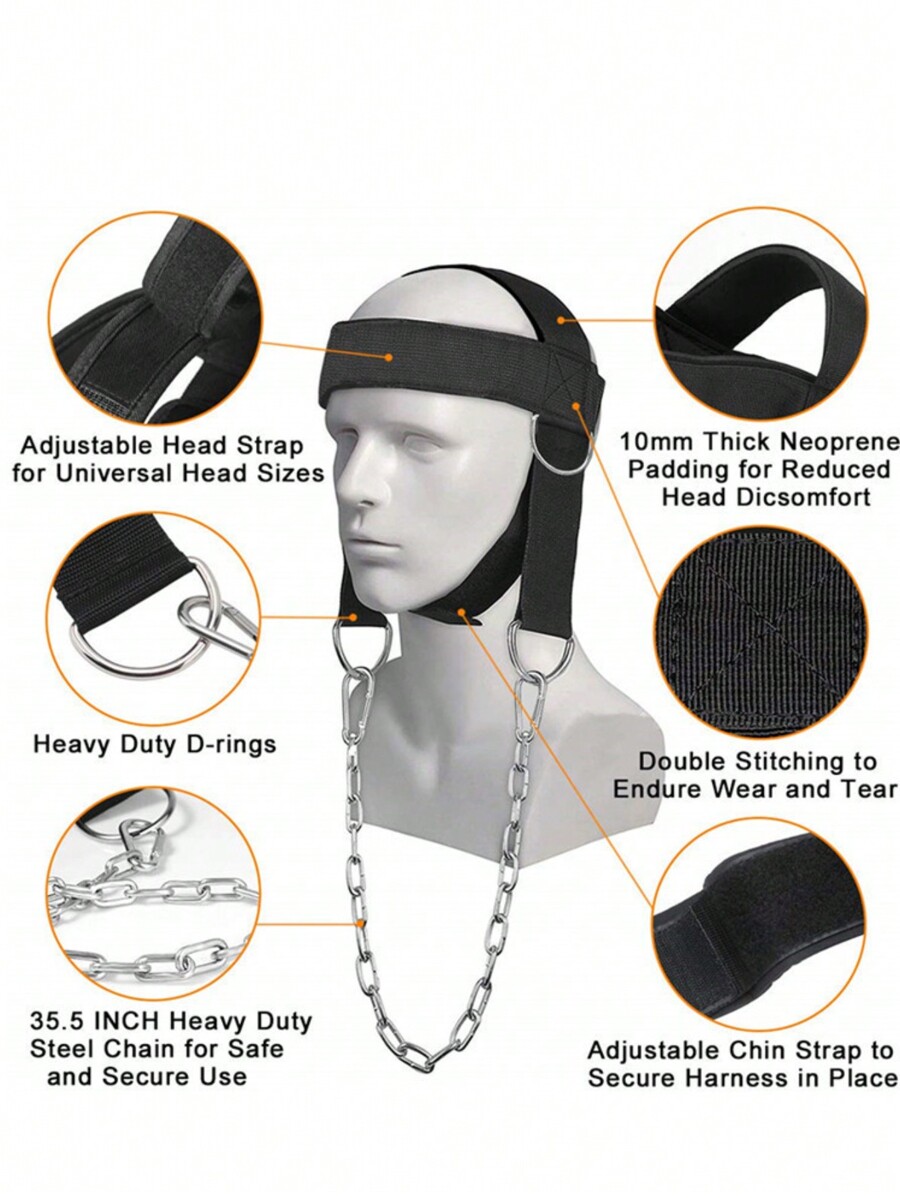 Advanced Head And Neck Trainer Shoulder Weight Strength Training Head ...