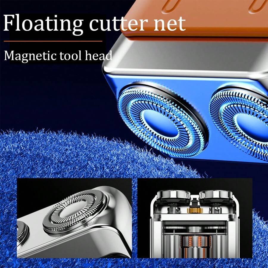 Magnetic Absorption MINI Electric Shaver, Men's Cordless Electric ...