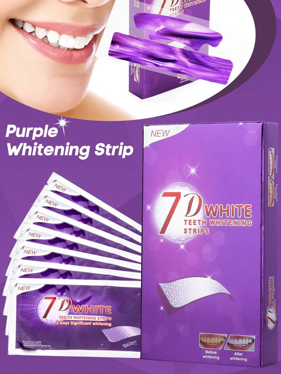 Teeth Whitening Strips Of 7D Tooth Whitener Kit,Remove All Kinds Of ...