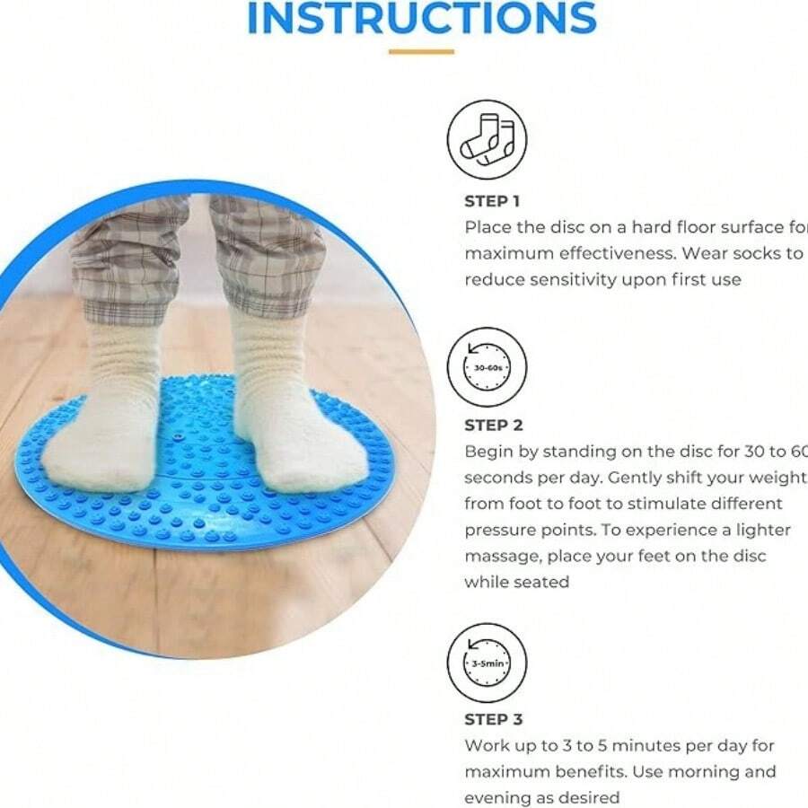 Foot Massage Pad Home Ultra Painful Foot Soles Circular Foot Pad Toe ...