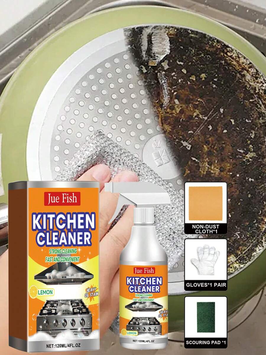 Kitchen Cleaning Set, Cleaning Grease, Oil Stains On Countertop, Stove ...