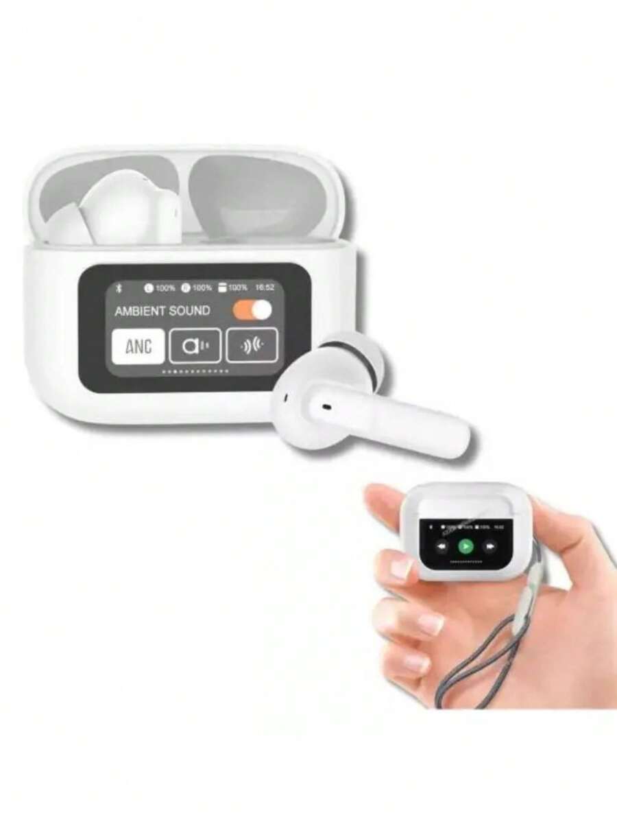 2024 A9 Pro Smart Touch Screen Bluetooth Anc Earphone | SHEIN台灣