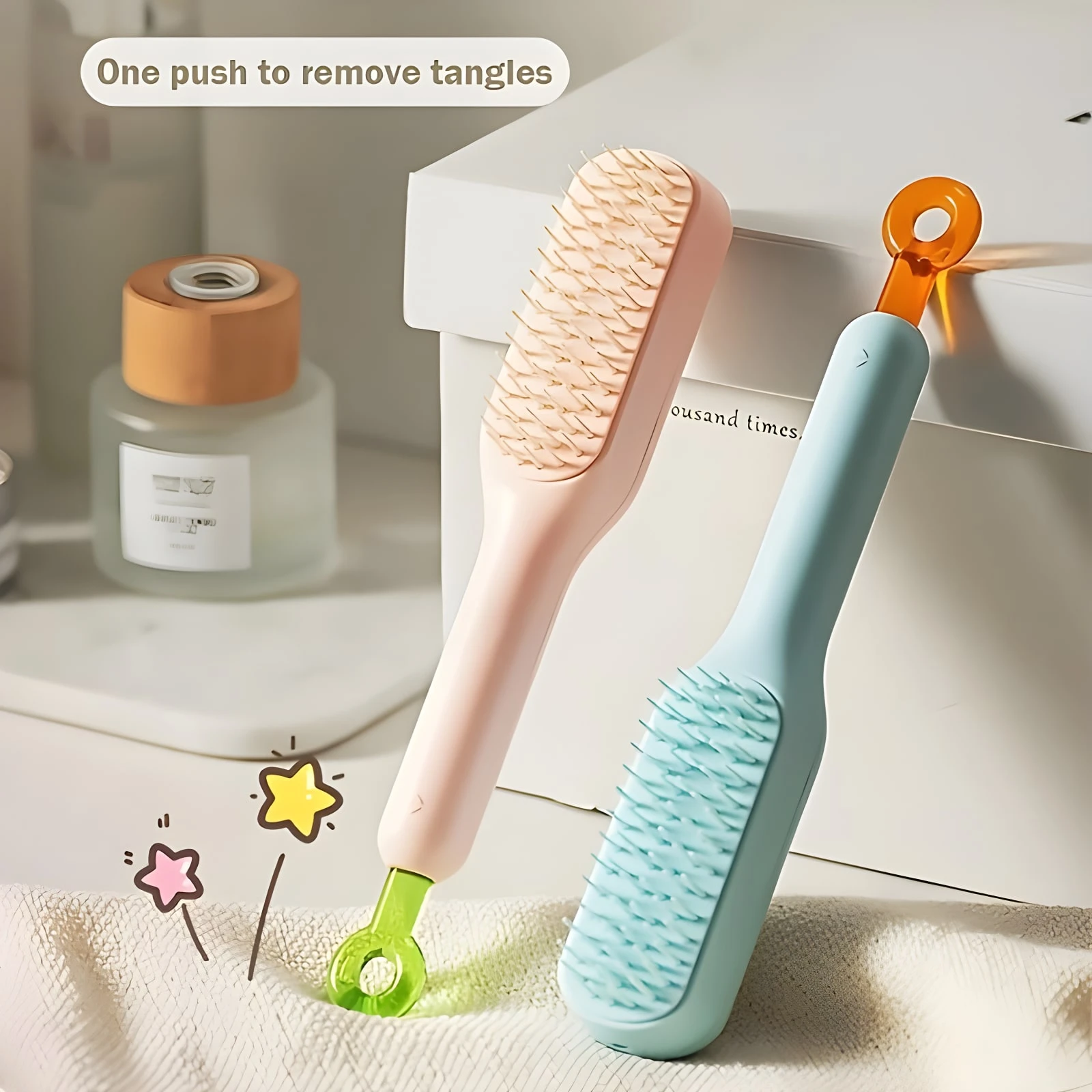 Luxury Expandable Hair Brush, Magic Hair Brush For Scalp Cleaning And ...