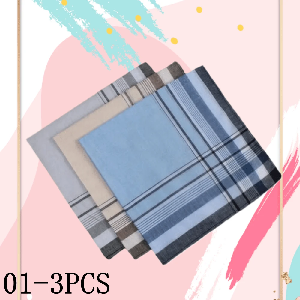 Pure Cotton Handkerchief, Men's Handkerchief Square Scarf, Classic ...