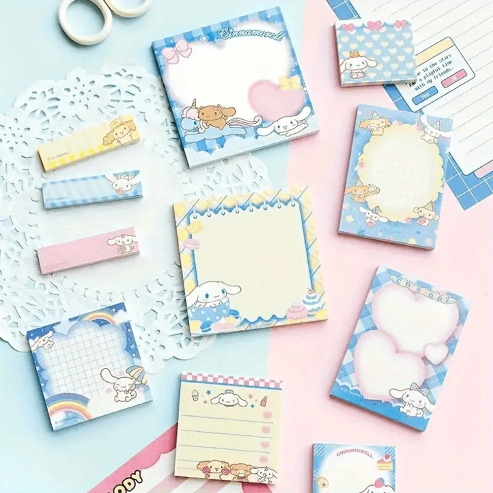 Sanrio Sanrio Hello Kitty & My Melody & Kuromi & Cinnamoroll Sticky ...