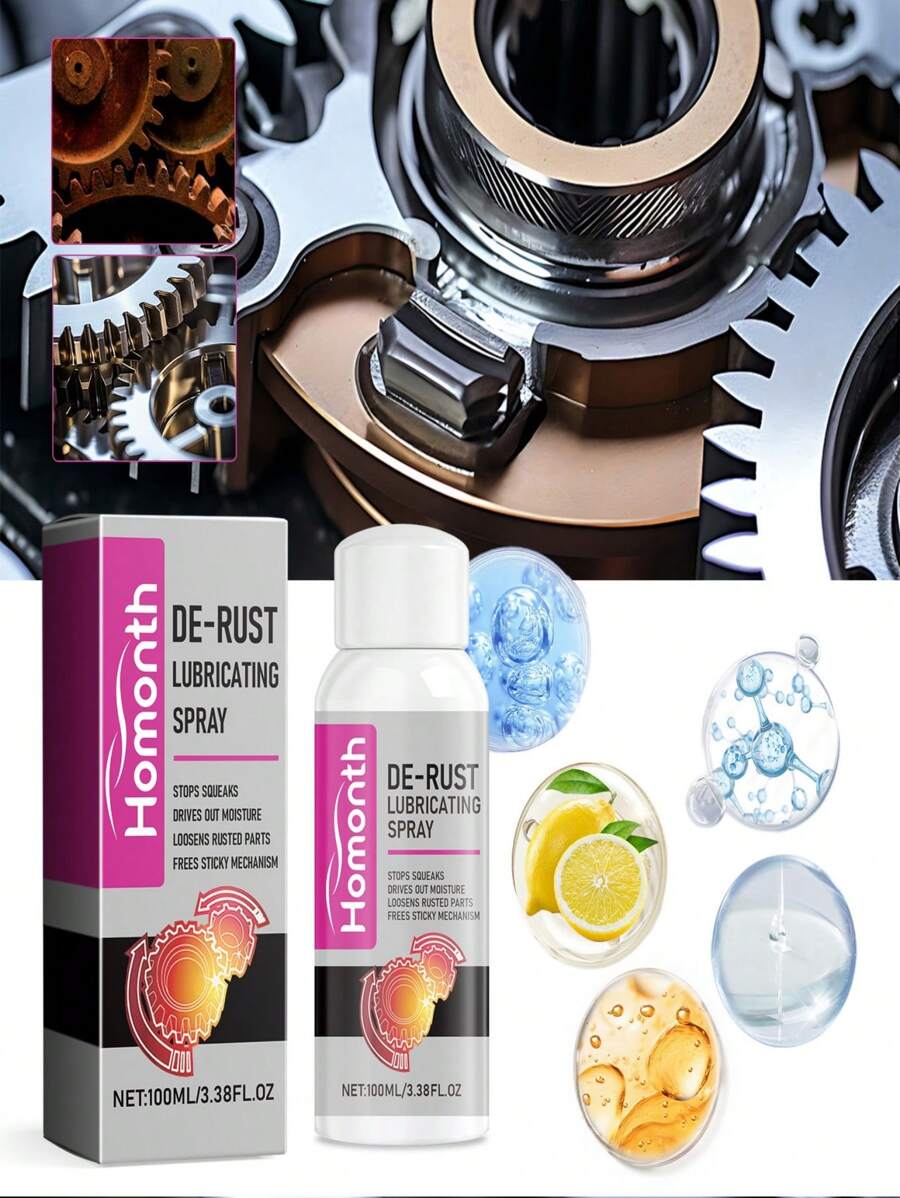 Metal Anti-Rust Spray - Multifunctional Rust Remover, Anti-Corrosion ...