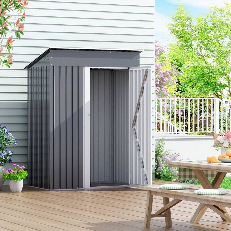 5 Ft. W X 3ft. D Metal Shed Storage Shed | SHEIN USA