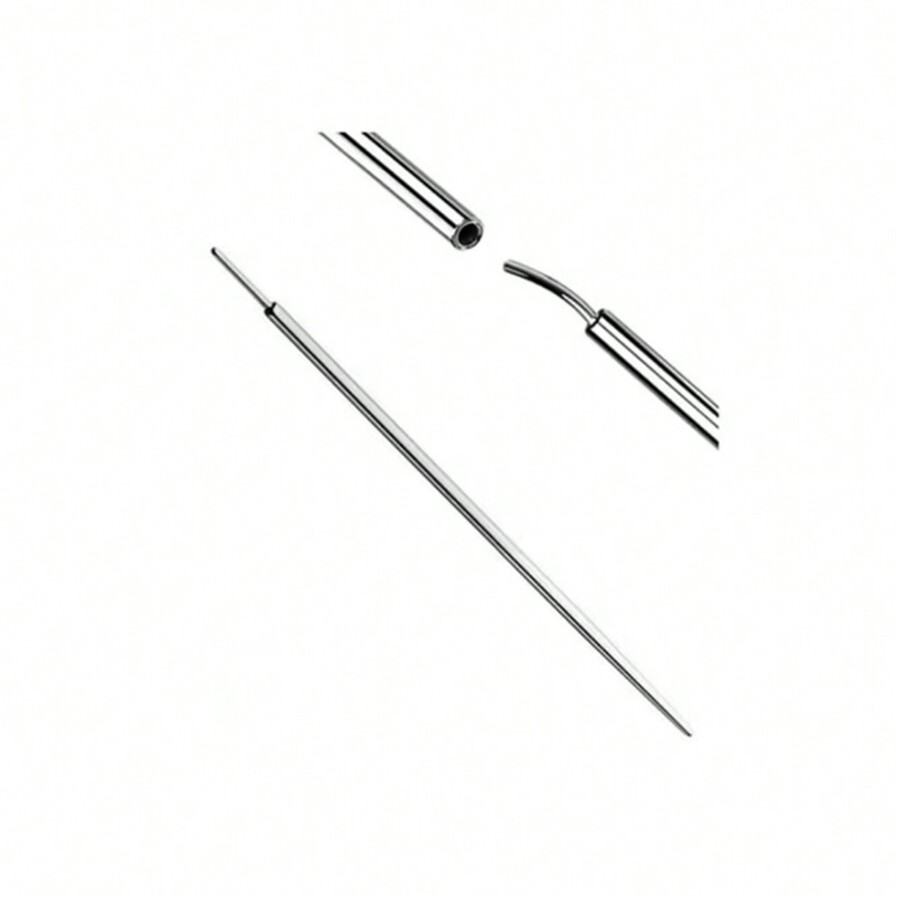 2-Piece Stainless Steel Piercing Needle Insertion Tool, Tapered Body ...