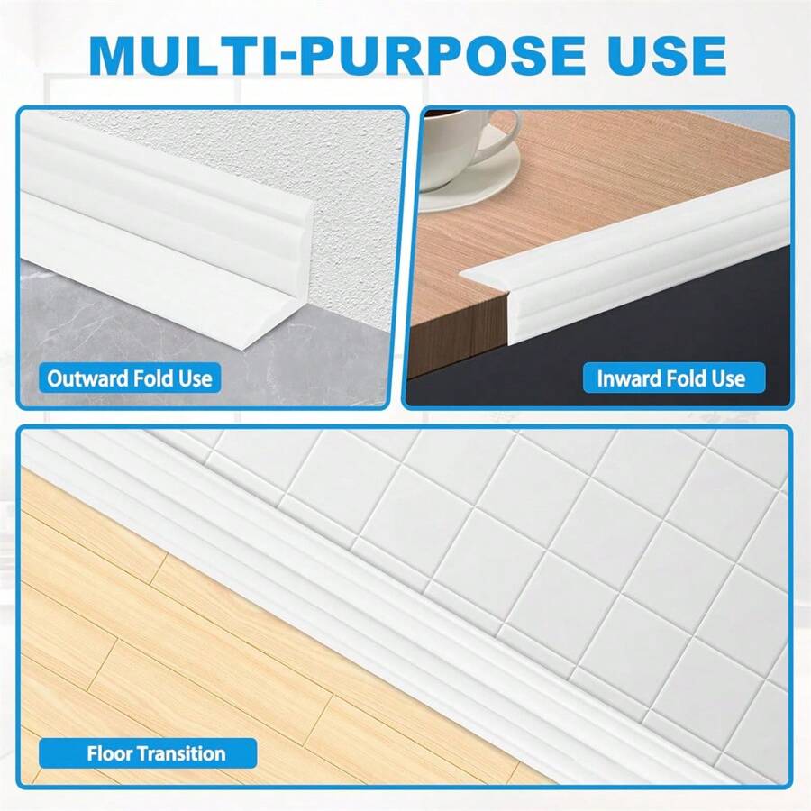 1pc 39.37inch Self-Adhesive Wall Corner & Edge Protector Strip - Peel ...