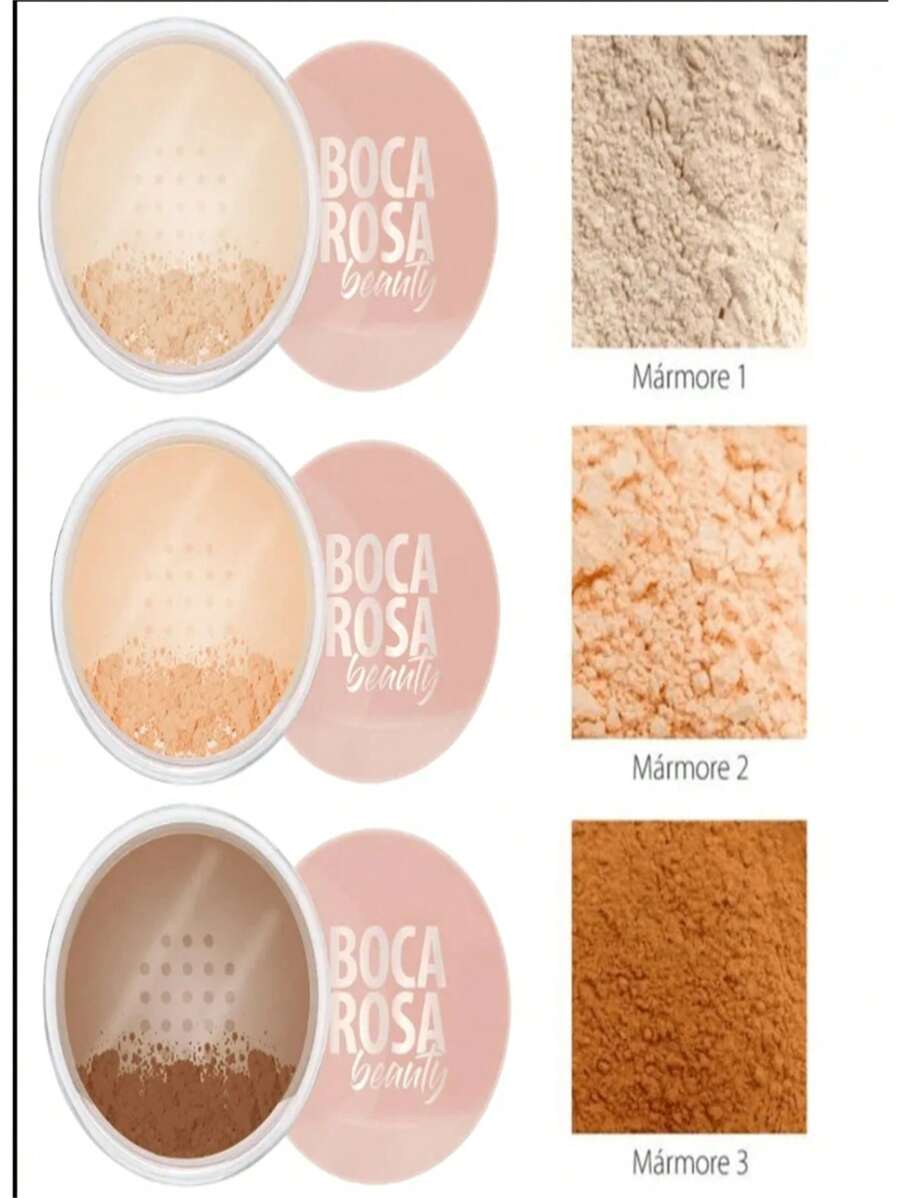 Boca Rosa Pó Facial Solto by Payot Textura ultra-fina Acabamento Matte ...