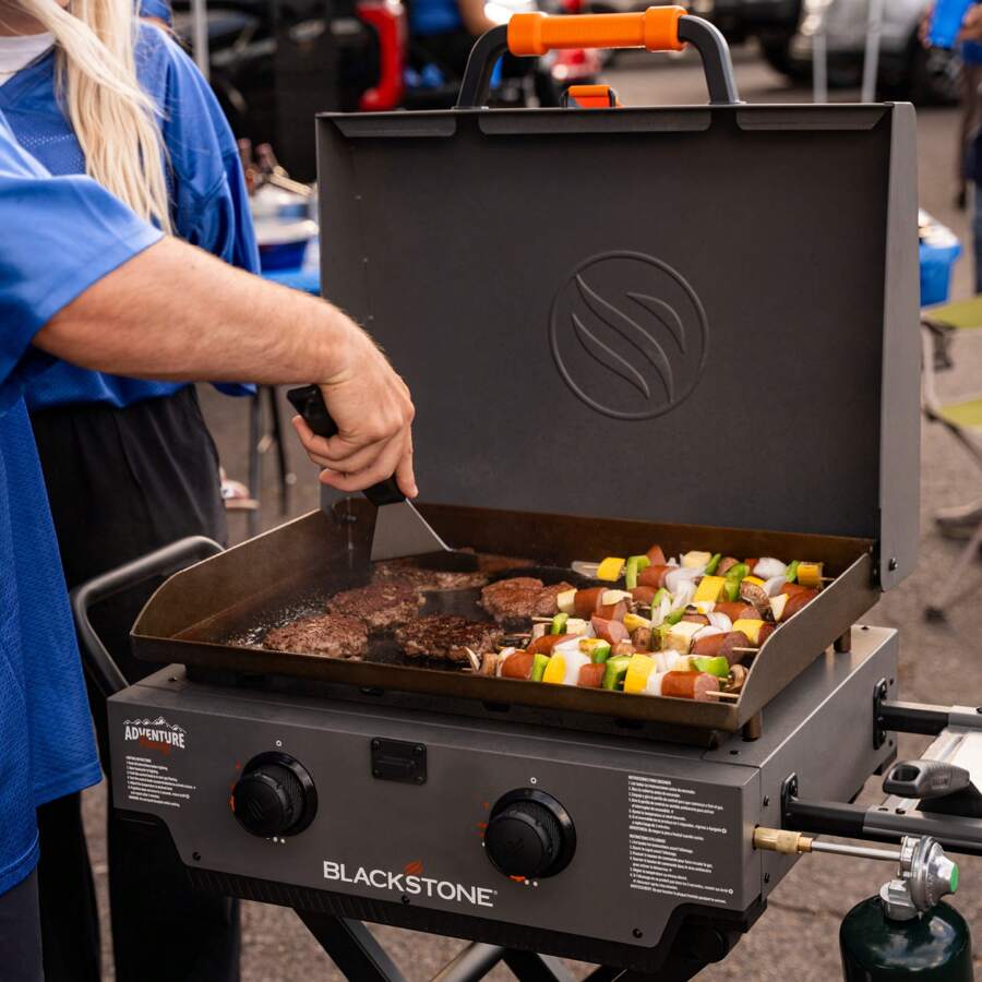 PowerAdventure Ready 2-Burner 22" Propane Omnivore Griddle With ...