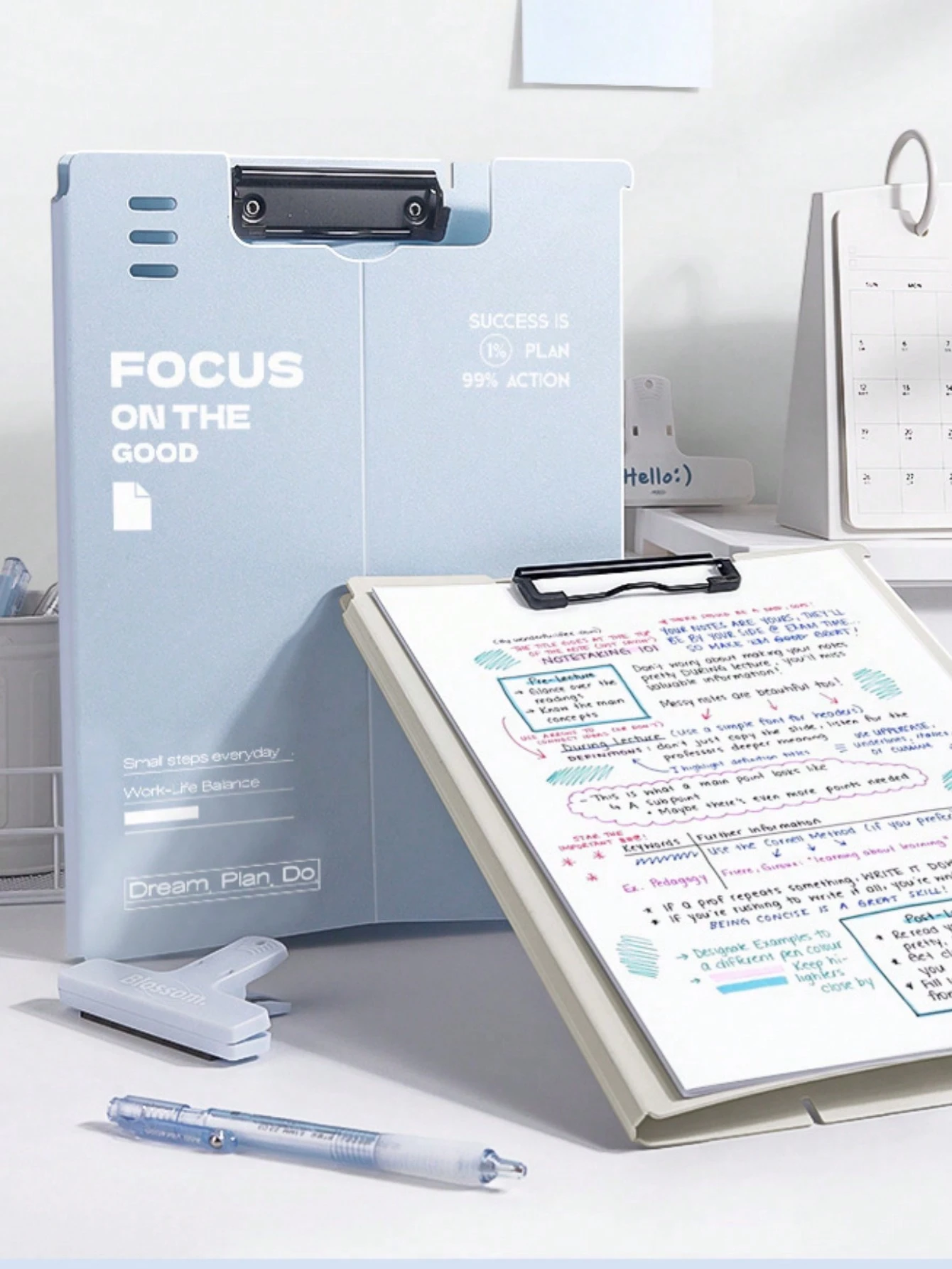 Two Piece Of Stand-Up Clipboard, A4 File Clipboard, Writing Pad, Good ...