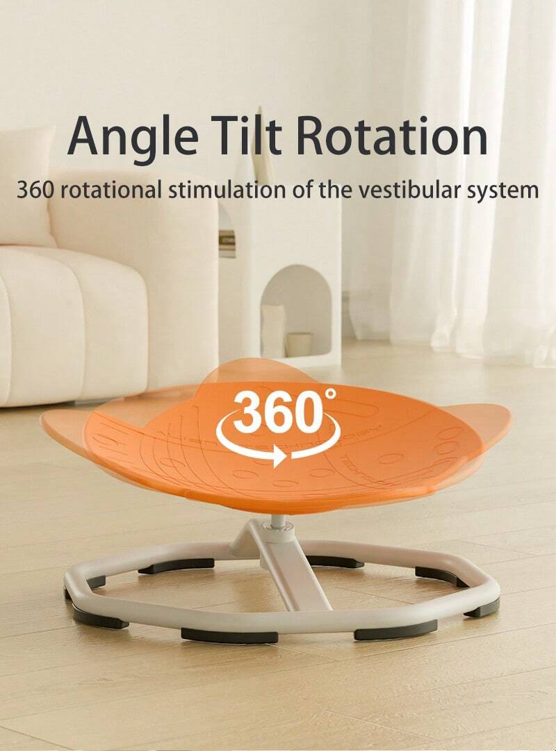 Swivel Chair For Kids, 360° Spinning Seat, Sensory Spin Chair, Toddler ...