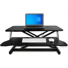 Desk Converter Height Adjustable Standing Desk Converter 81cm (32 Inch ...