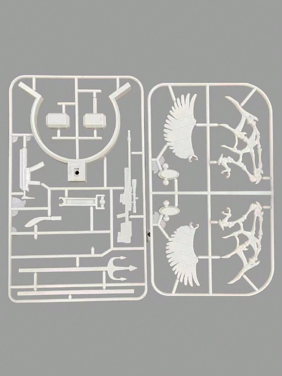 Multi-Jointed Posable Action Figure Model With Wings, Assemble To ...