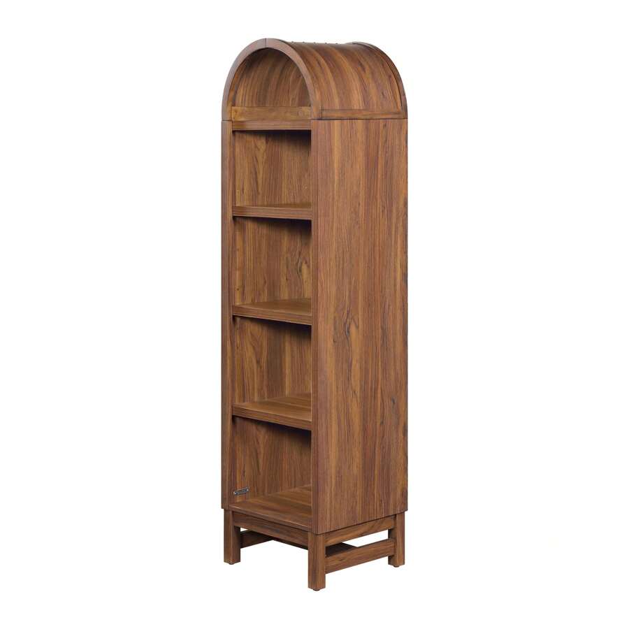 Better Homes & Gardens Juliet Narrow Arch Bookcase, Light Honey Finish ...