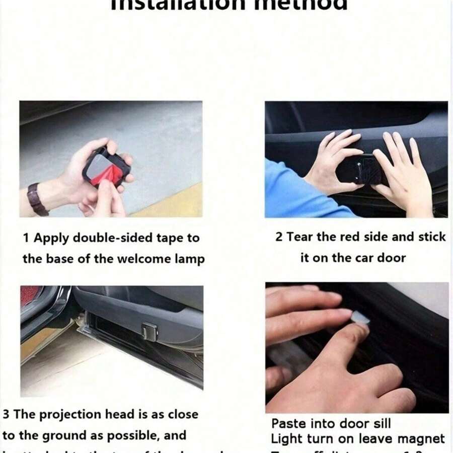 Smart Wireless Door Logo Projector - High Definition Laser Welcome ...