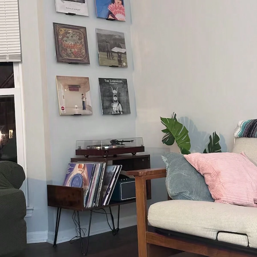 1 Pc Minimalist Vinyl Record Shelf Album Wall Mount Display Record ...