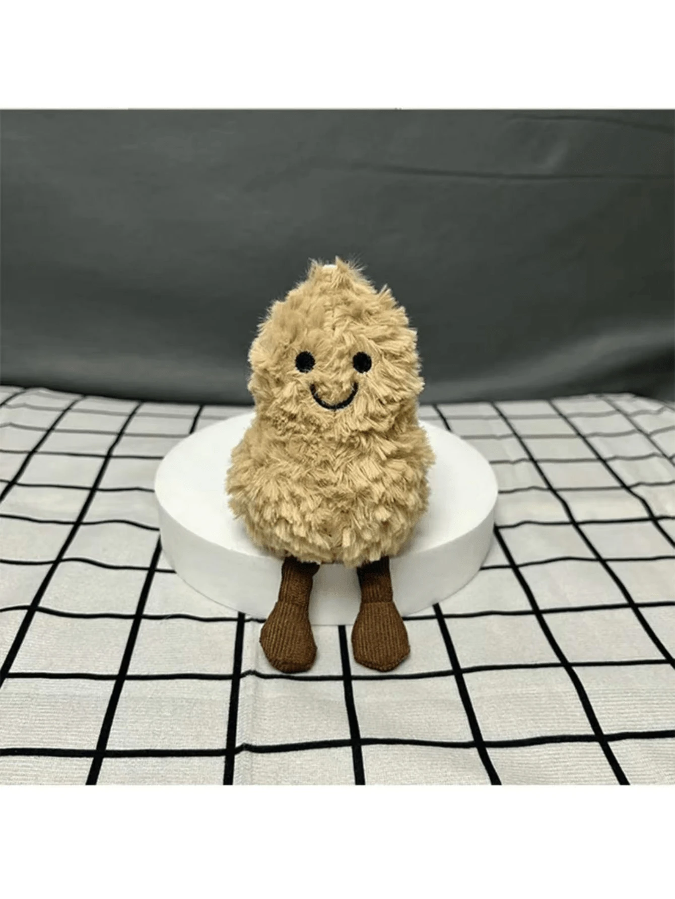 18 Cm New Cute Smile Peanut Key Chain, Small Bag Pendant, Small Gift ...