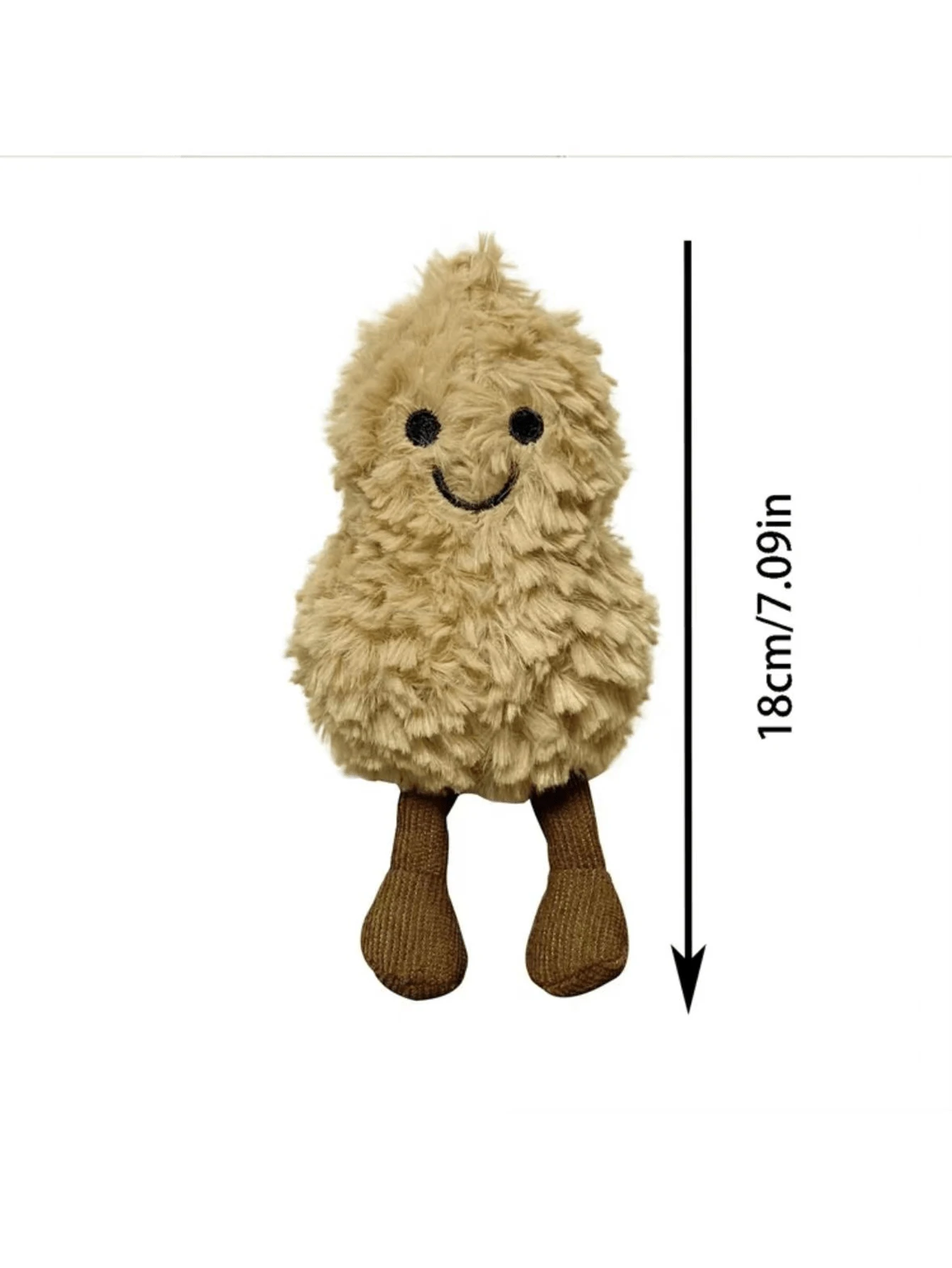 18 Cm New Cute Smile Peanut Key Chain, Small Bag Pendant, Small Gift ...