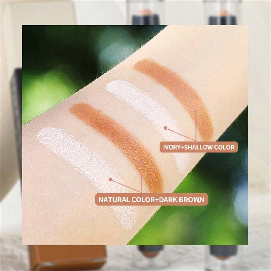 Dual-Ended Contour Kit - Highlighter, Bronzer & Concealer Set To Sculpt ...