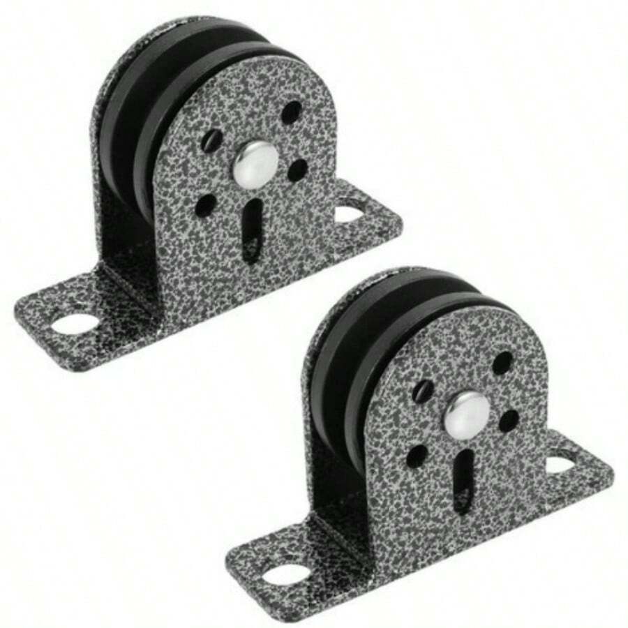 1pc Silent Pulley Lifting Block Steel Wheel Wire Rope Guide Pulley With ...