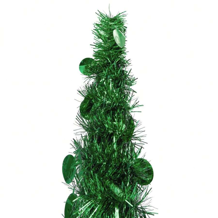 Vibrant Green 120 Cm Artificial Christmas Tree With Pop-Up Design For ...