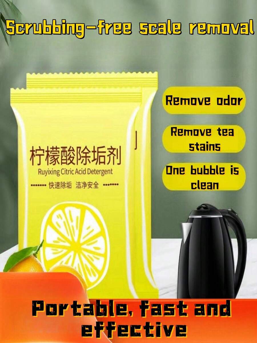 Citric Acid Scale Remover Electric Kettle Milk Heater Scale Remover ...