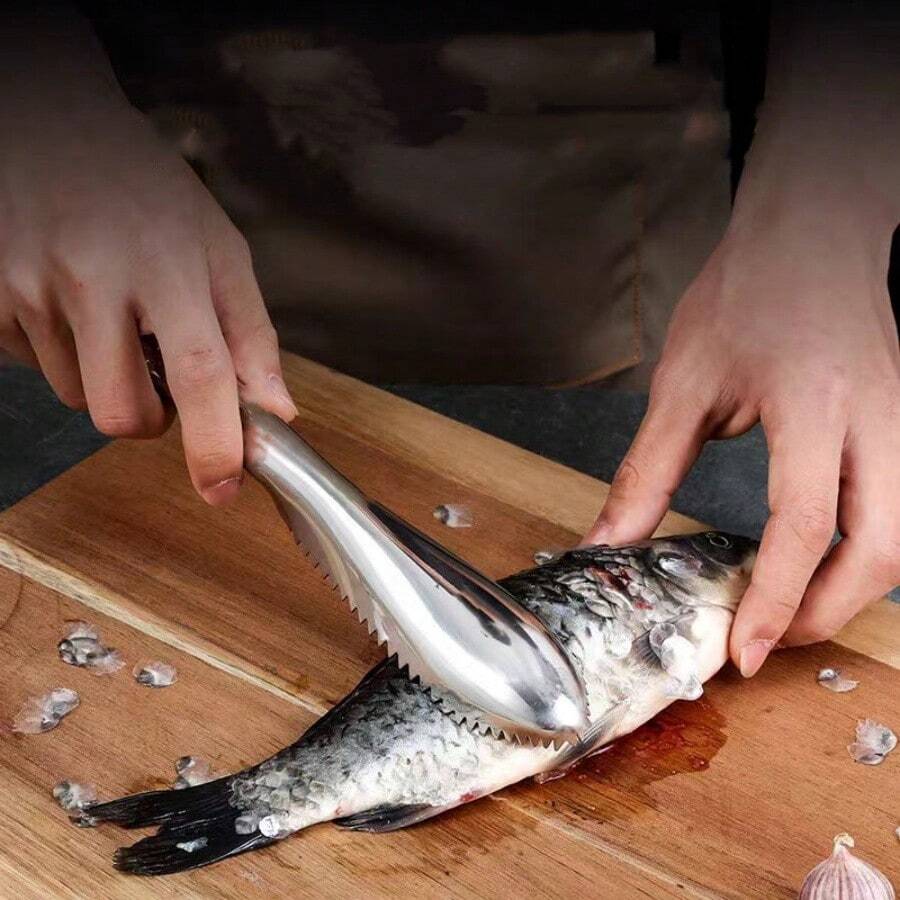 Fish Scale Scraper, Fish Skin Scraper, Fish Cutting Knife, Fish Scaler ...