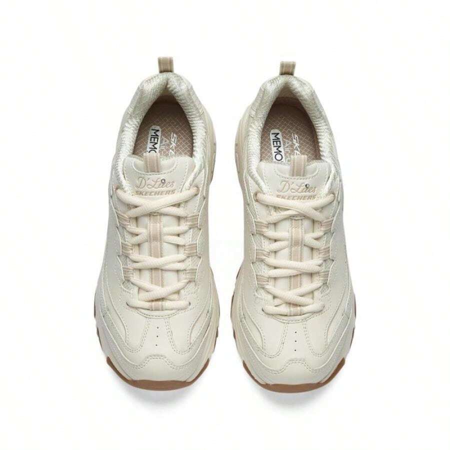 Skechers 女士熊猫厚底厚底复古厚底运动鞋，货号 149807-OFWT，百搭丨 SHEIN香港