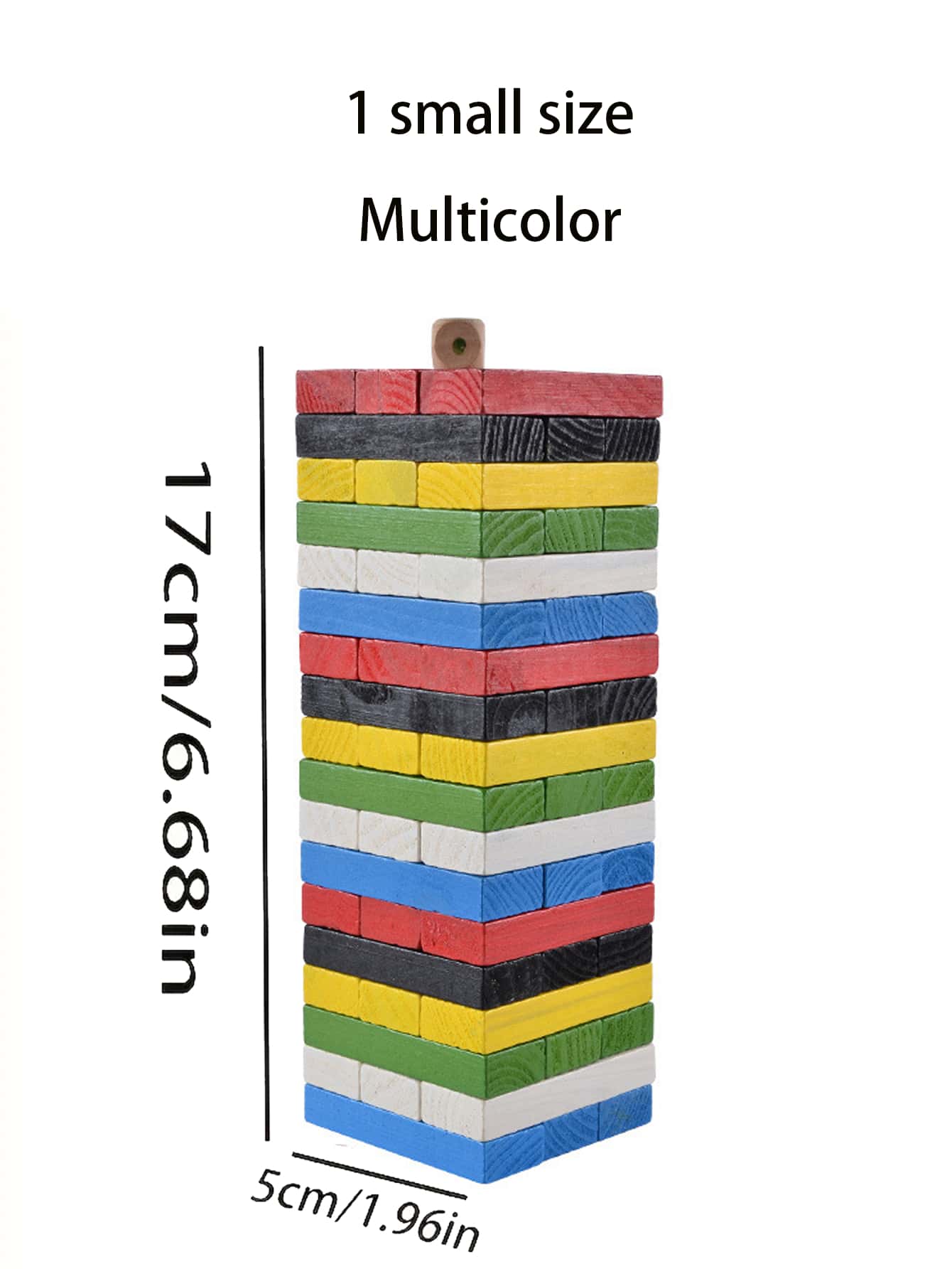 1 Wooden Stacking Tower Game - Classic Family Entertainment Stacking ...