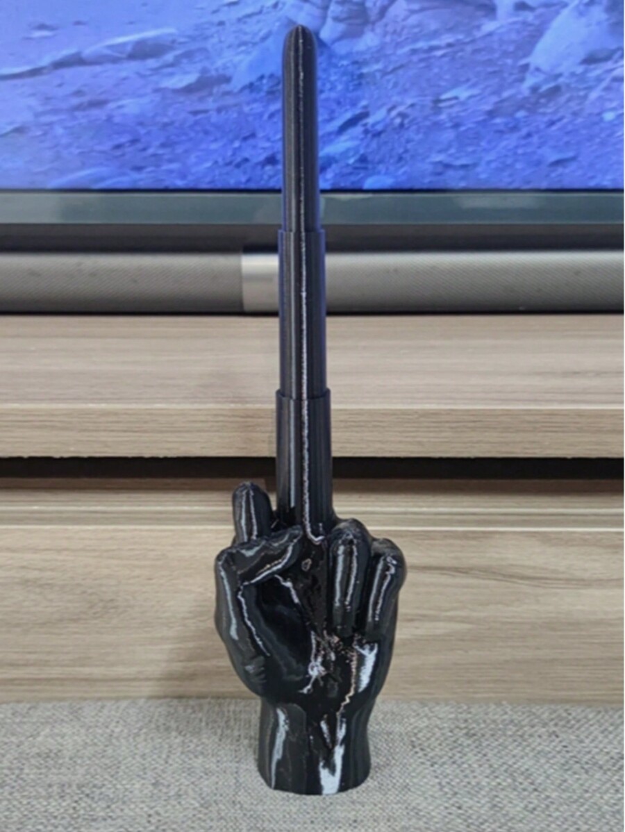 1 Stück Mittelfinger-Teleskopschwert Ornament, Mittelfinger Spielzeug ...