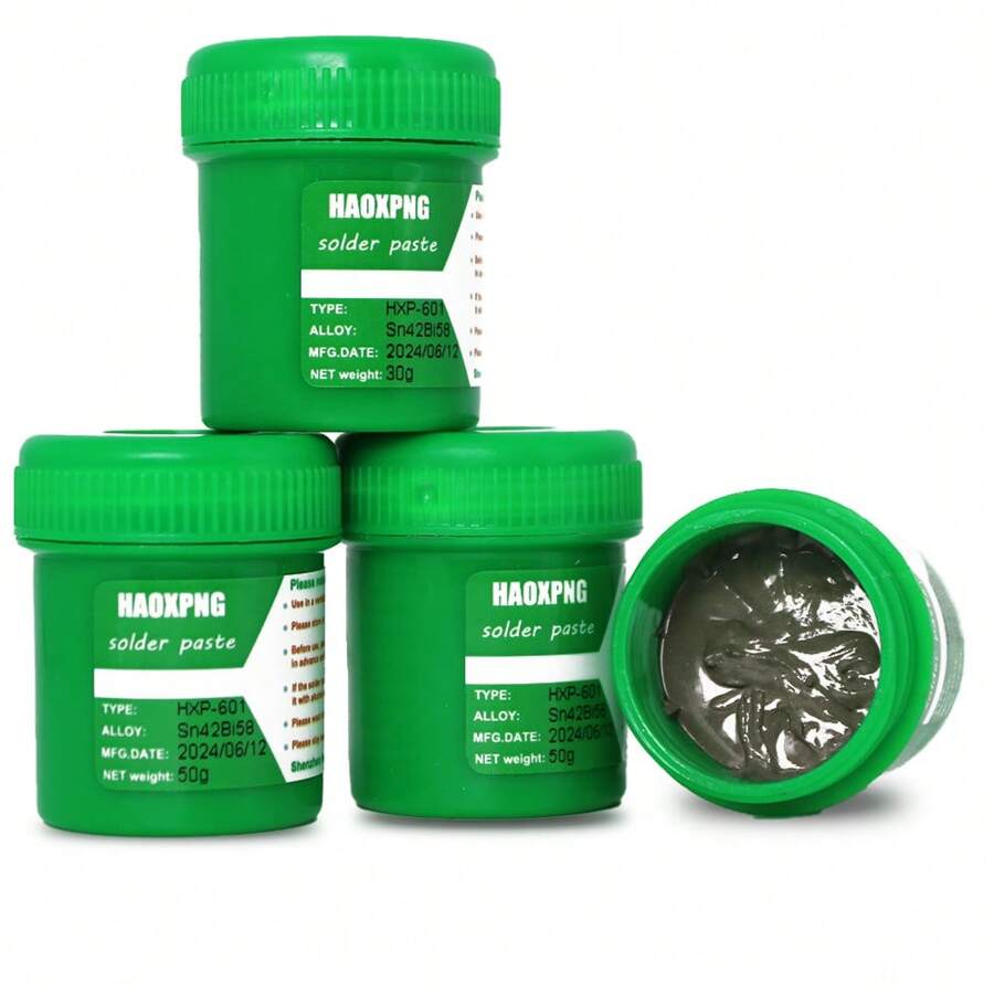 HAOXPNG Solder Paste Low Temperature Flux For Soldering Led Sn42bi58 ...