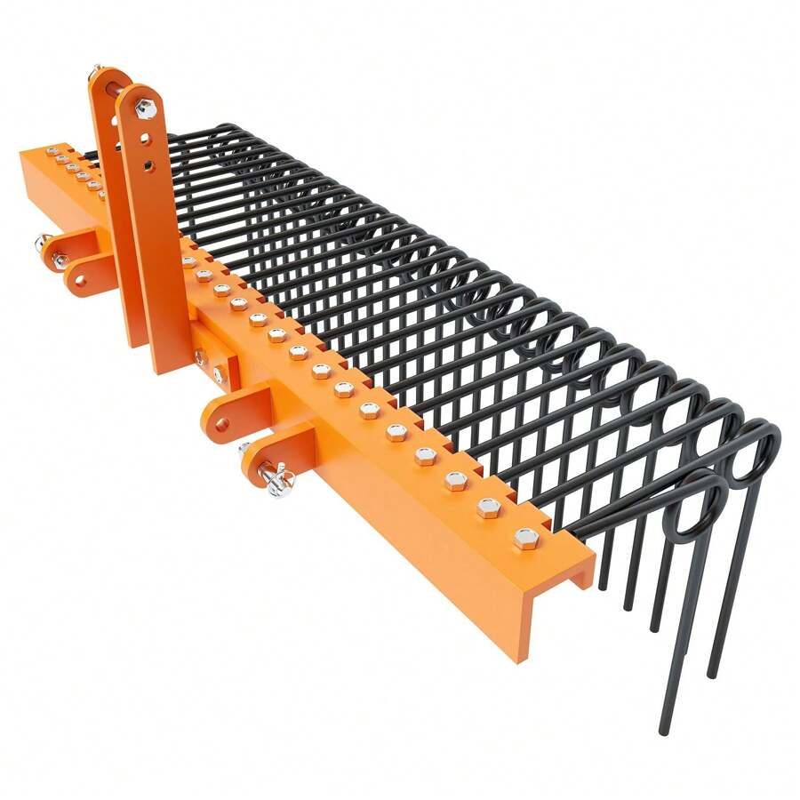 Studyset 3 Point Tractor Rake, Pine Straw Needle Rake, Durable Powder ...